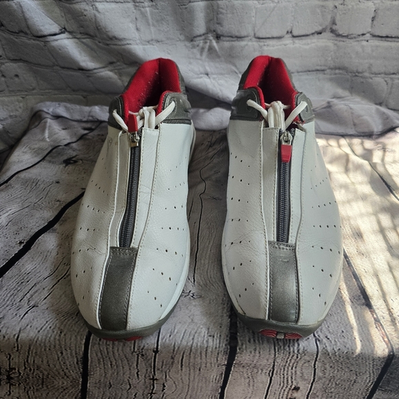 Shaq | Shoes | Shaq White And Gray Zipup Sneakers | Poshmark